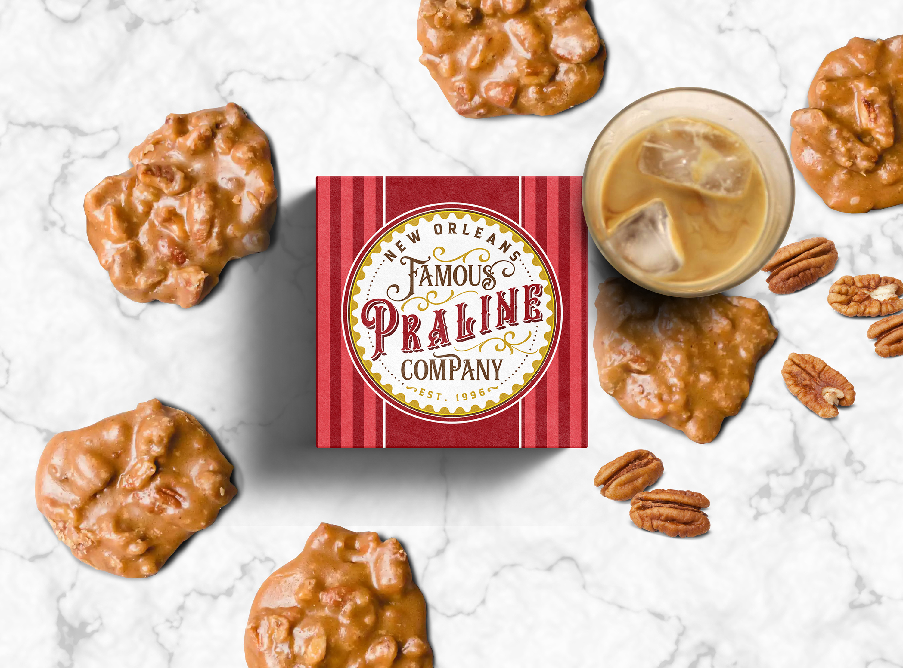 New Orleans Famous Praline Company Projects by Midnight Boheme on Dribbble