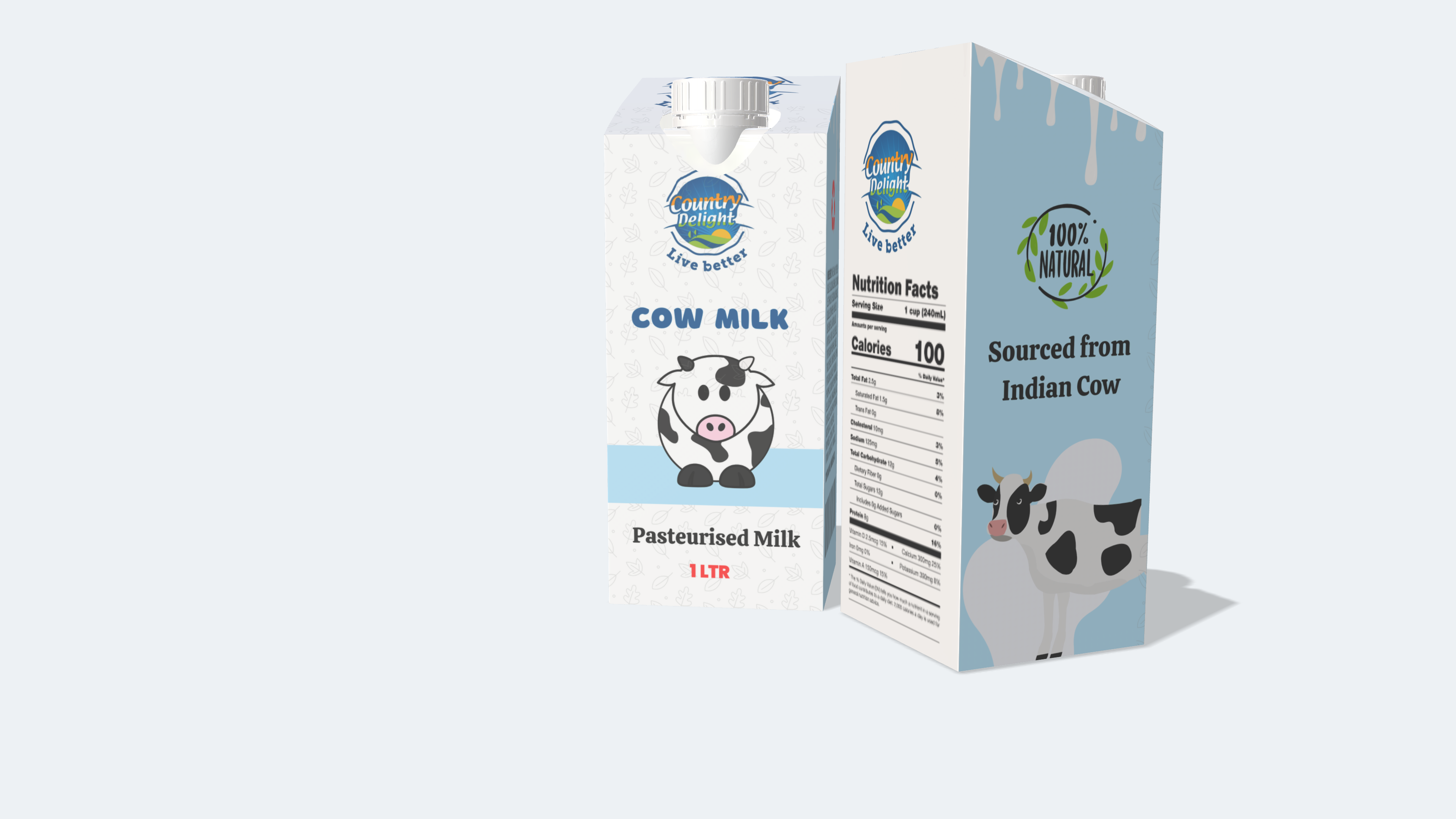 COUNTRY DELIGHT MILK - PRODUCT PACKAGING & DESIGN by Social Wings on ...