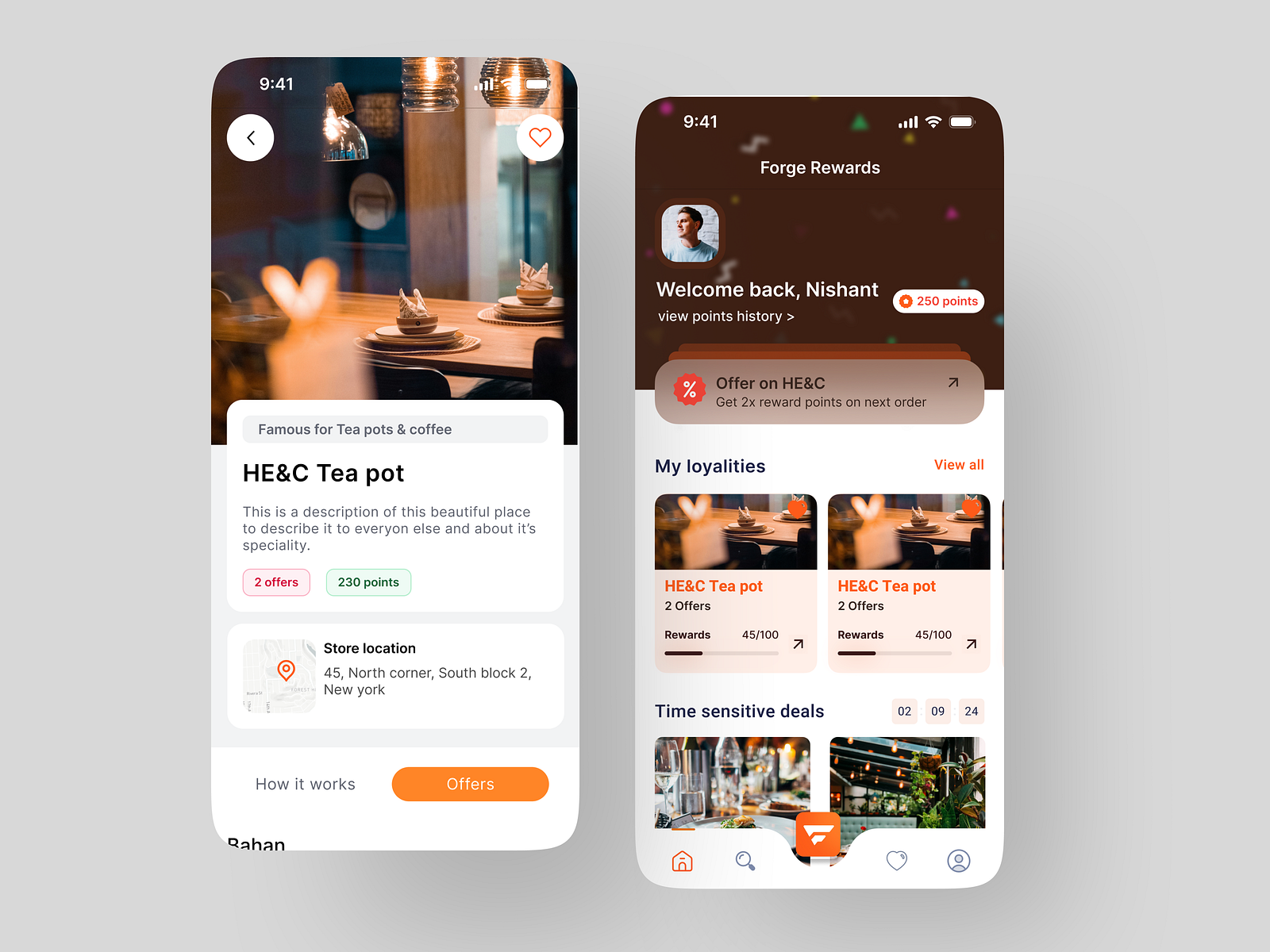 Rewards app design by Nishant Bazzad on Dribbble