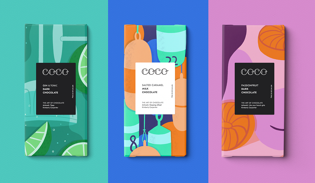 Coco Chocolatier Packaging by Kimberly Carpenter on Dribbble