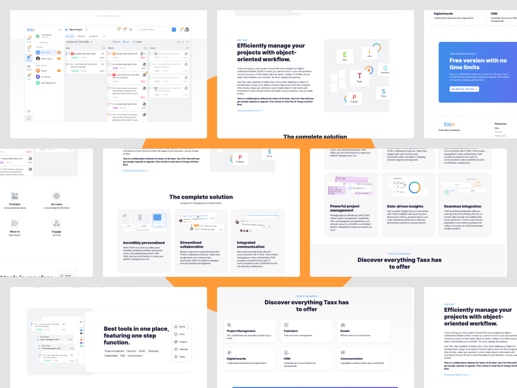 Task Manager Website by Vasyl Vursta on Dribbble