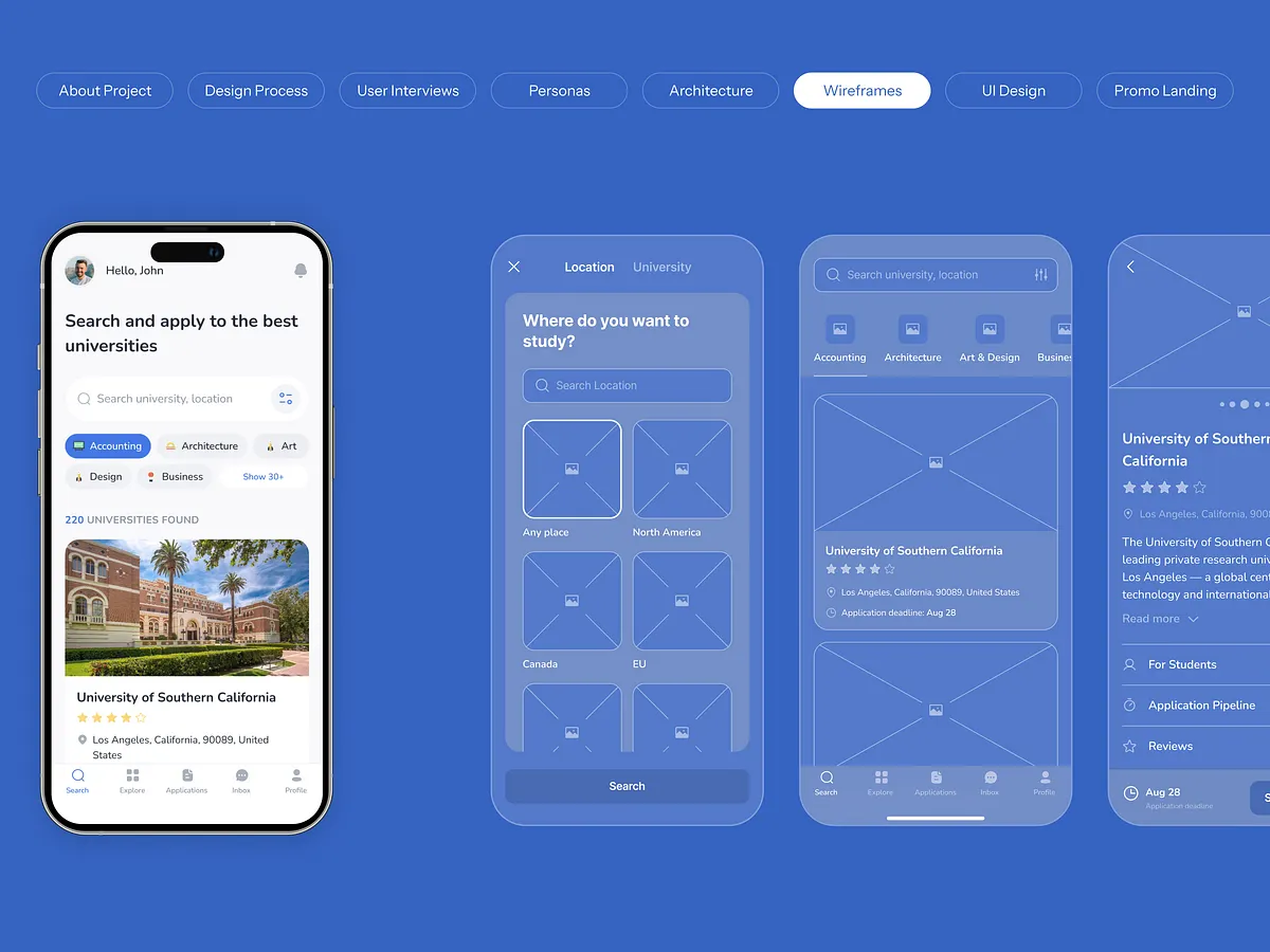 Browse thousands of Wireframe images for design inspiration | Dribbble