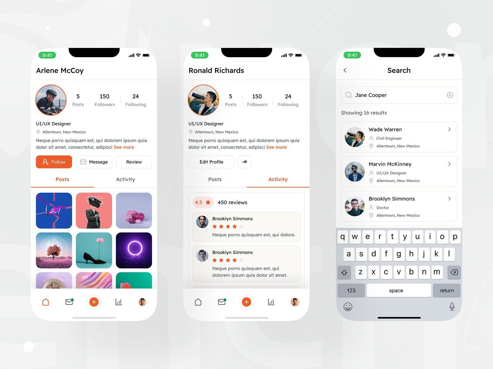 Social Media Mobile App Design by Nazmul Haque Shanto on Dribbble