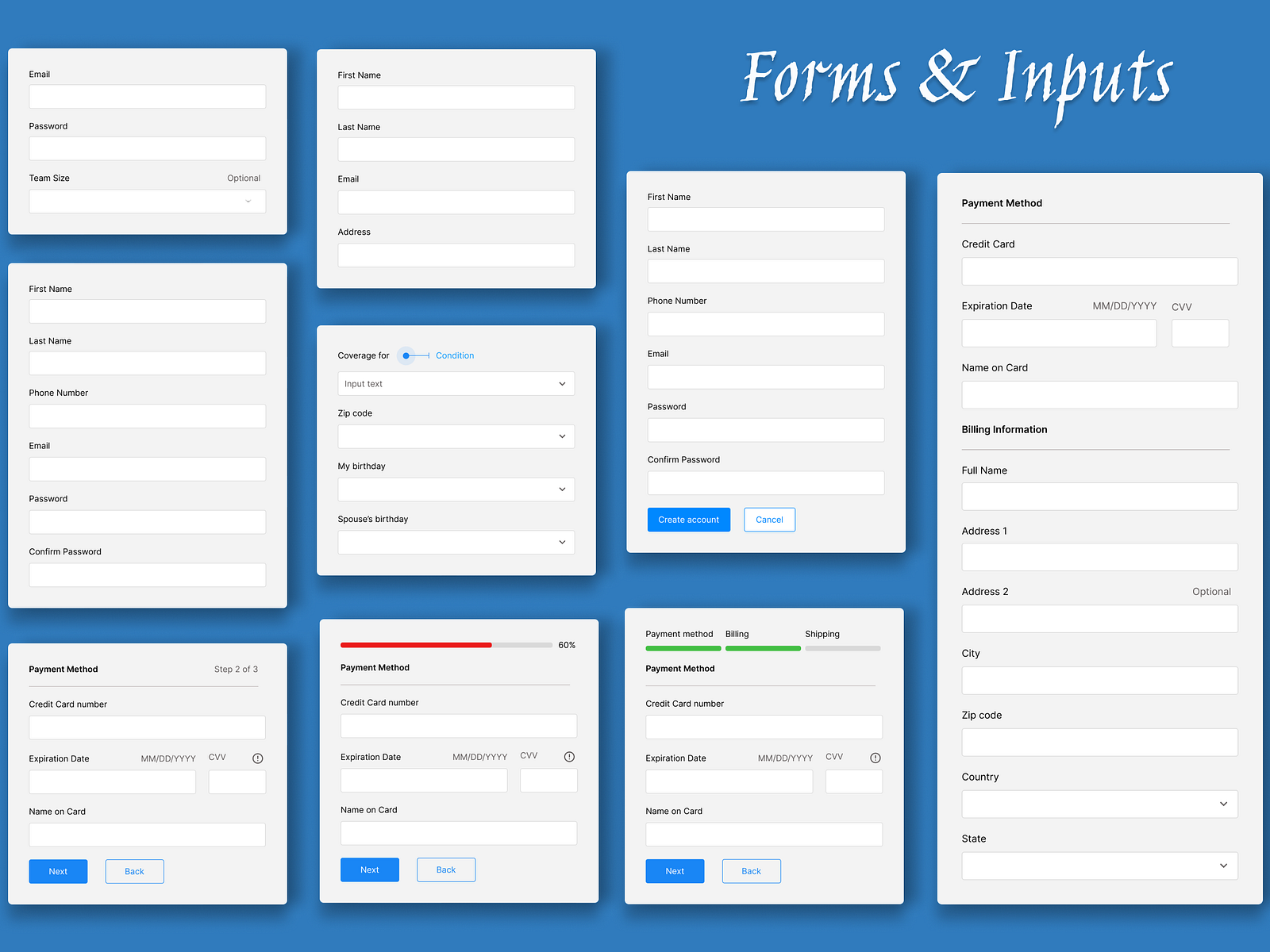 Forms & Inputs by Mahfuz rahman on Dribbble Forms & Inputs by Mahfuz rahman on Dribbble