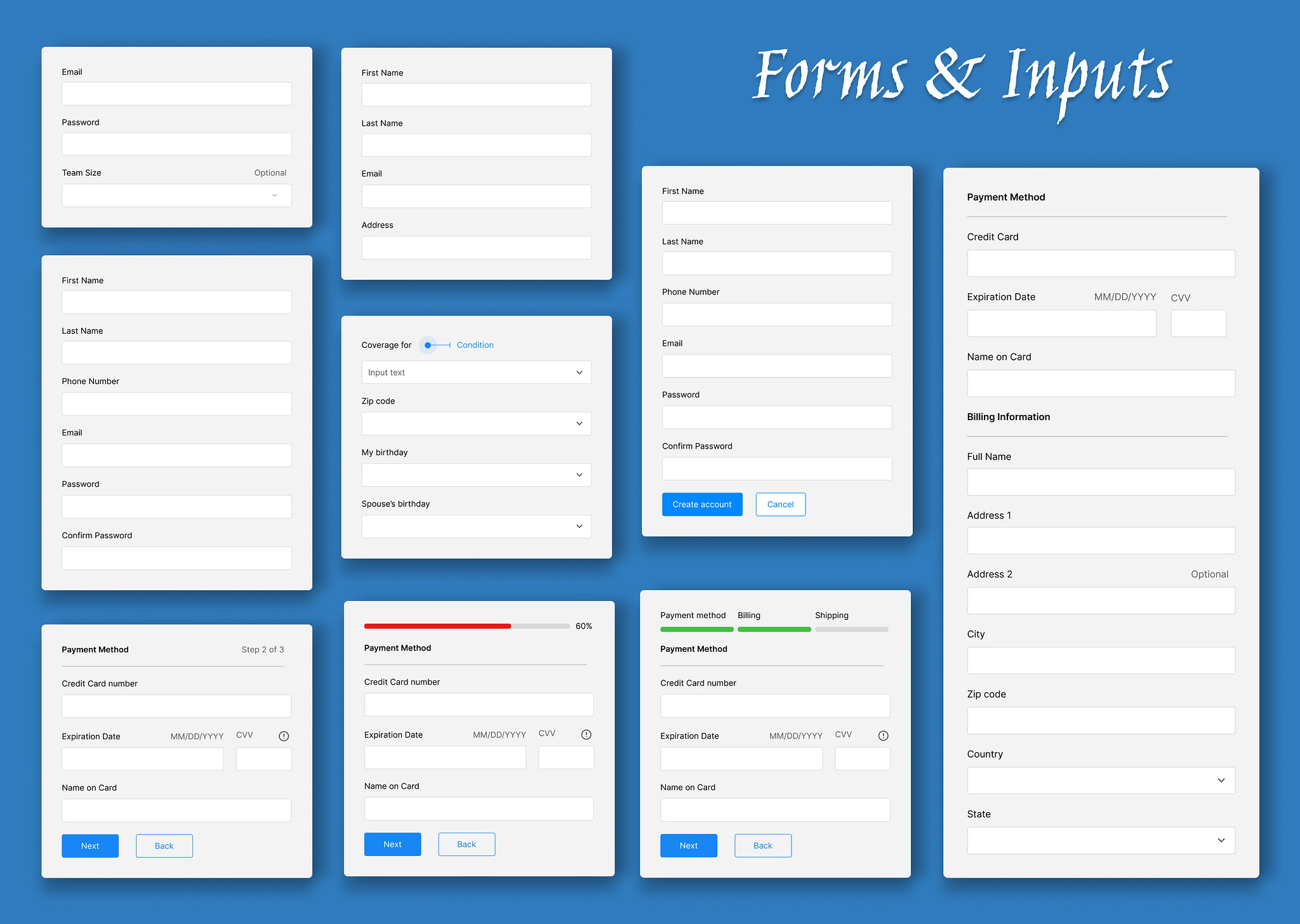 Forms Inputs By Mahfuz Rahman On Dribbble