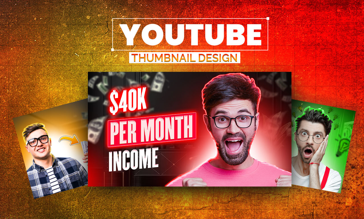 Professional YouTube Thumbnail Design by Gias Uddin on Dribbble