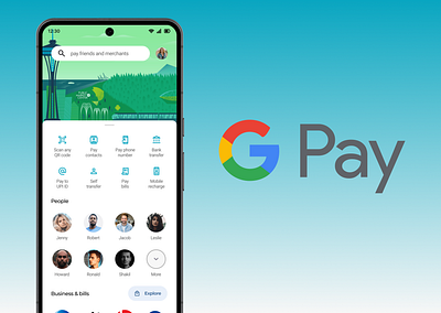 Redesign Google Pay Home Screen. by Sheikh M Shakil on Dribbble