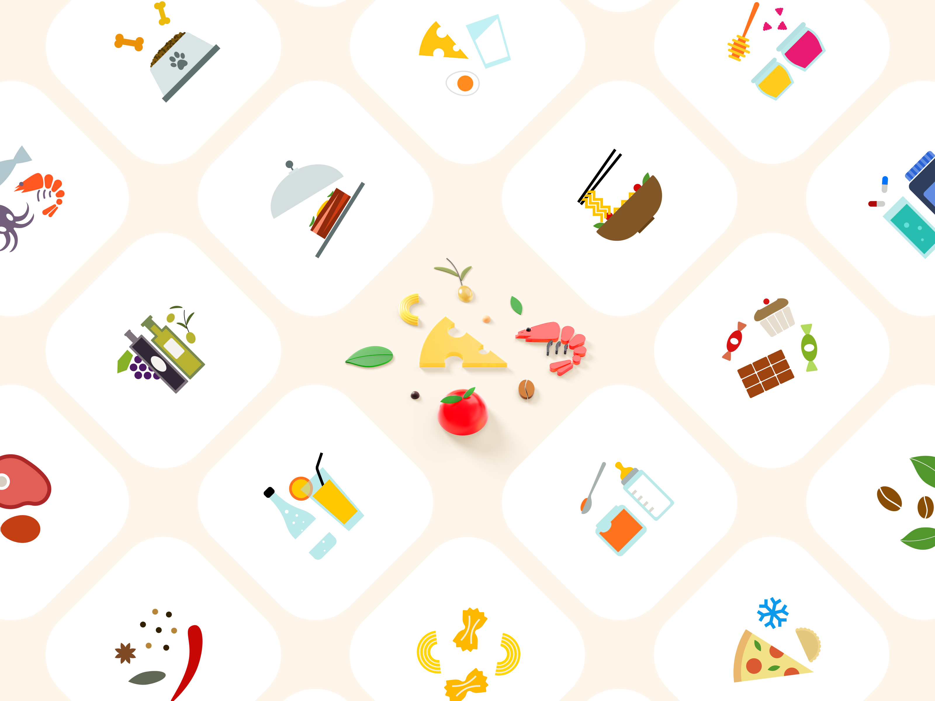 FoodTech Platform — Icons by Valerie Kucher for woop on Dribbble