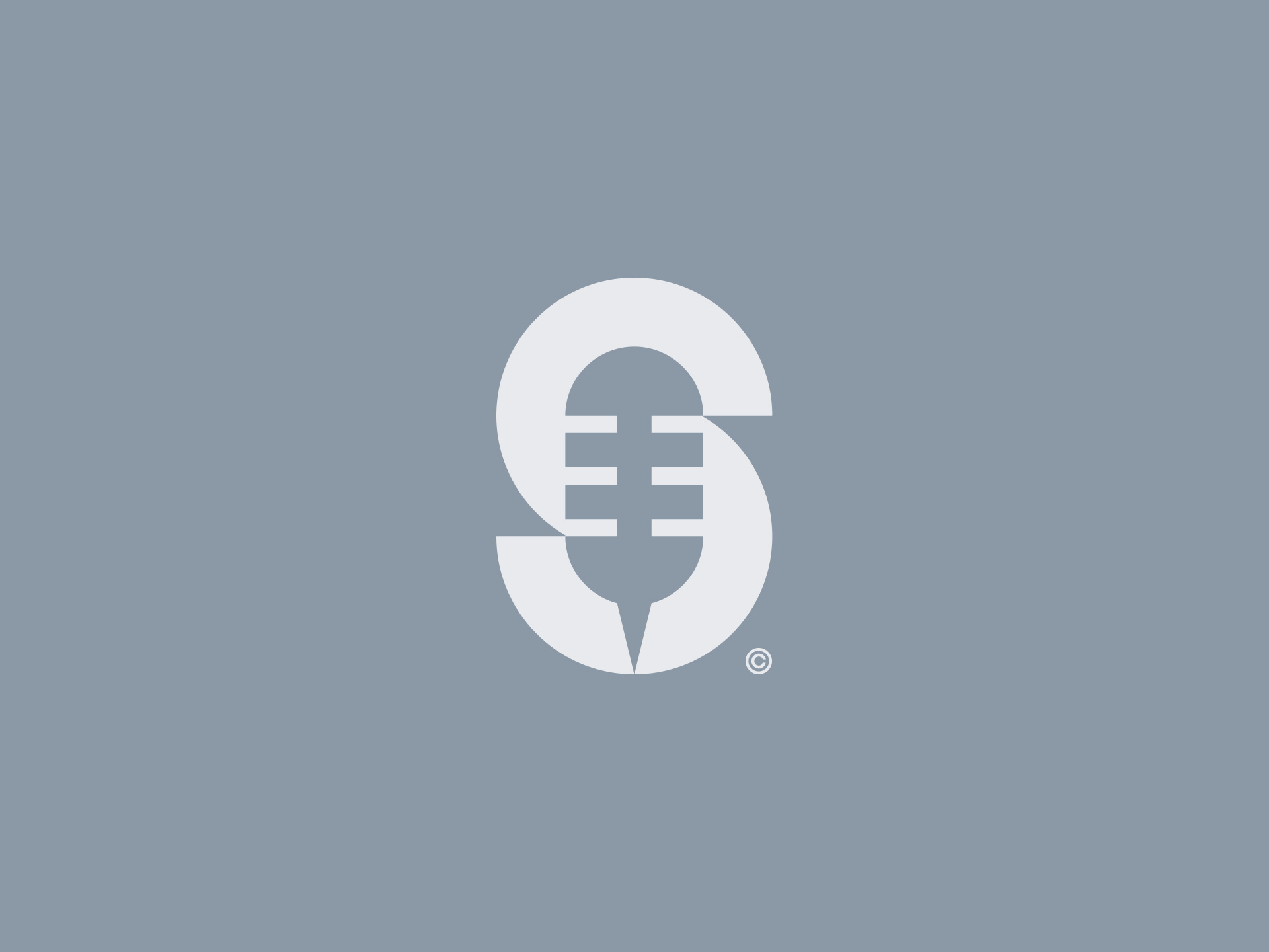 Letter S + Microphone Logo by Maryna Fylypchuk on Dribbble