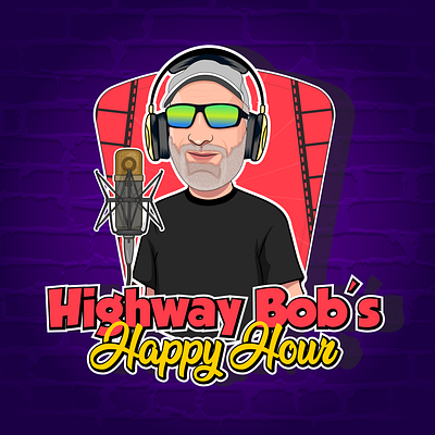 CARTOON PODCAST LOGO by Ahsan_Onick on Dribbble