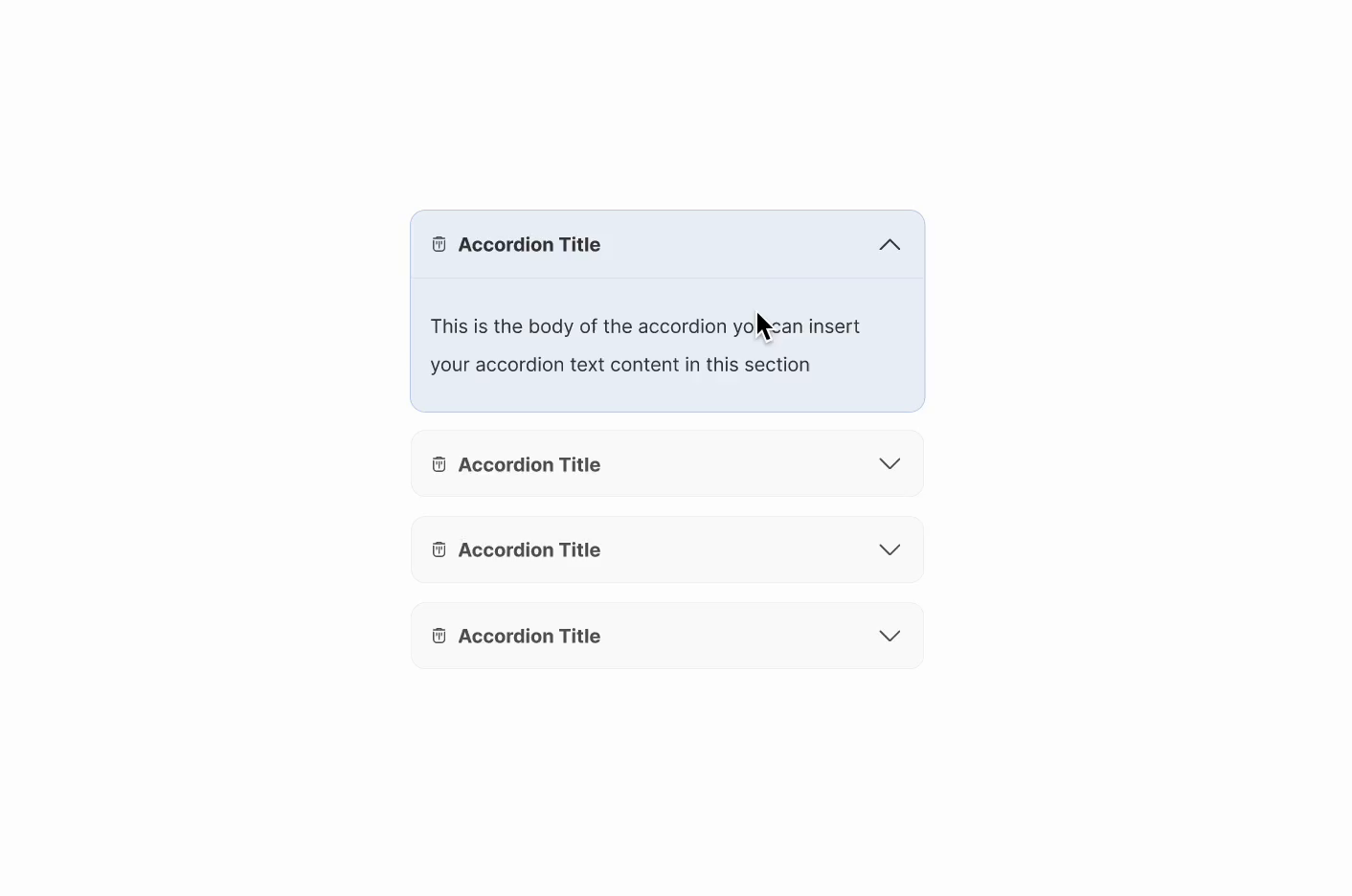 Accordion UI Component by Godspower Ebiowei Ehioze on Dribbble