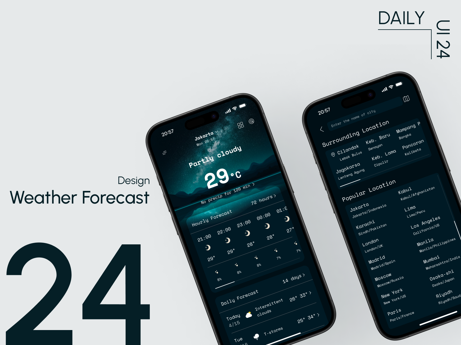 Weather Forecast Screen Design designs, themes, templates and ...