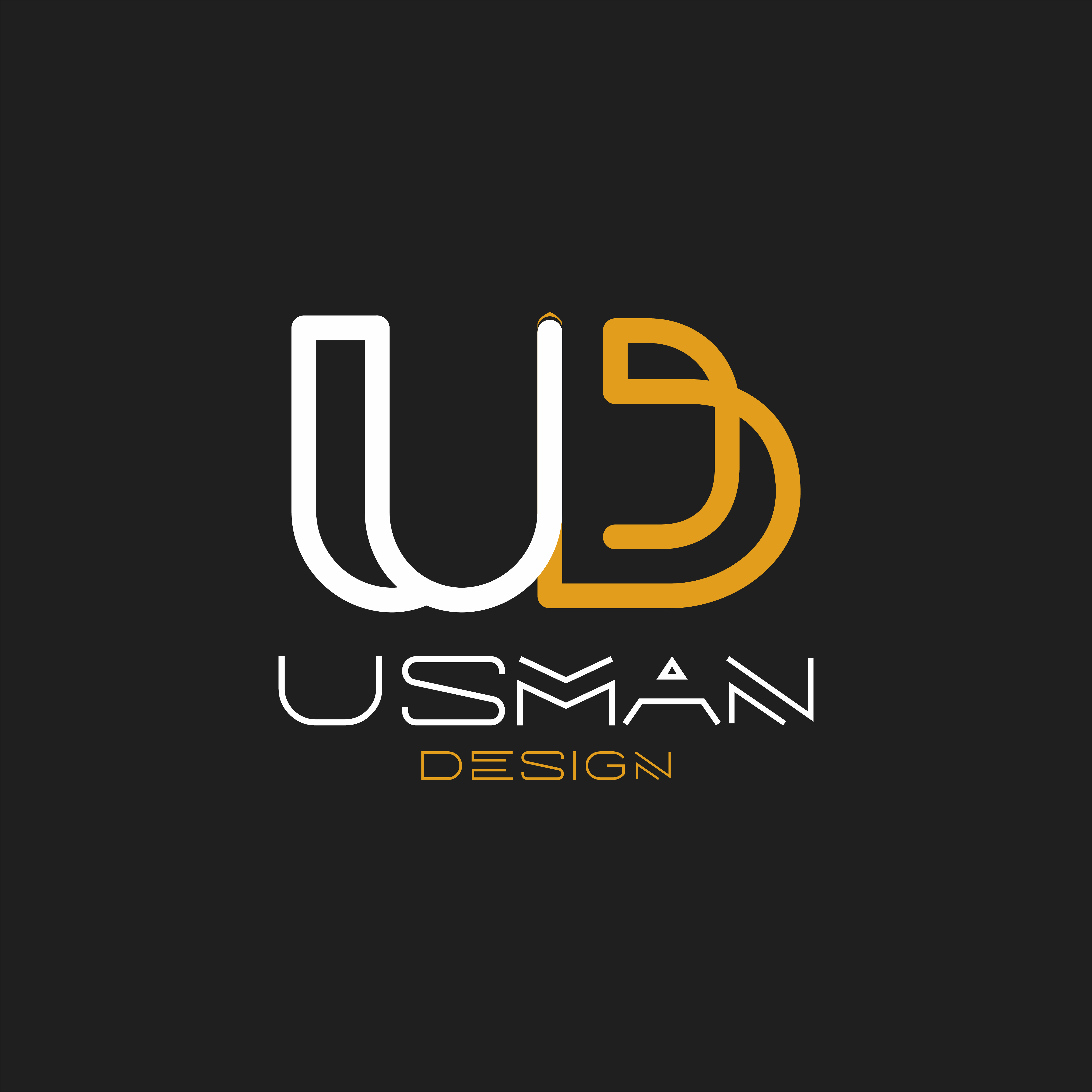 Usman Design Logo by Muhammad Usman Bin Khalid on Dribbble