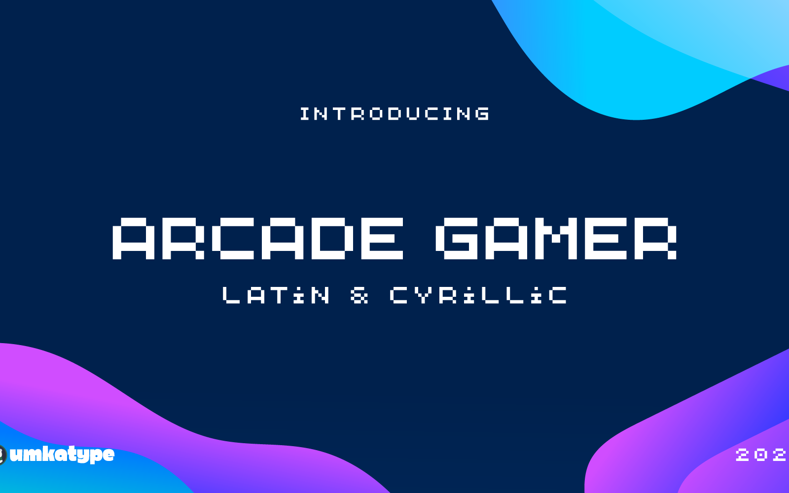 Arcade Gamer - Pixel Font by Umka on Dribbble