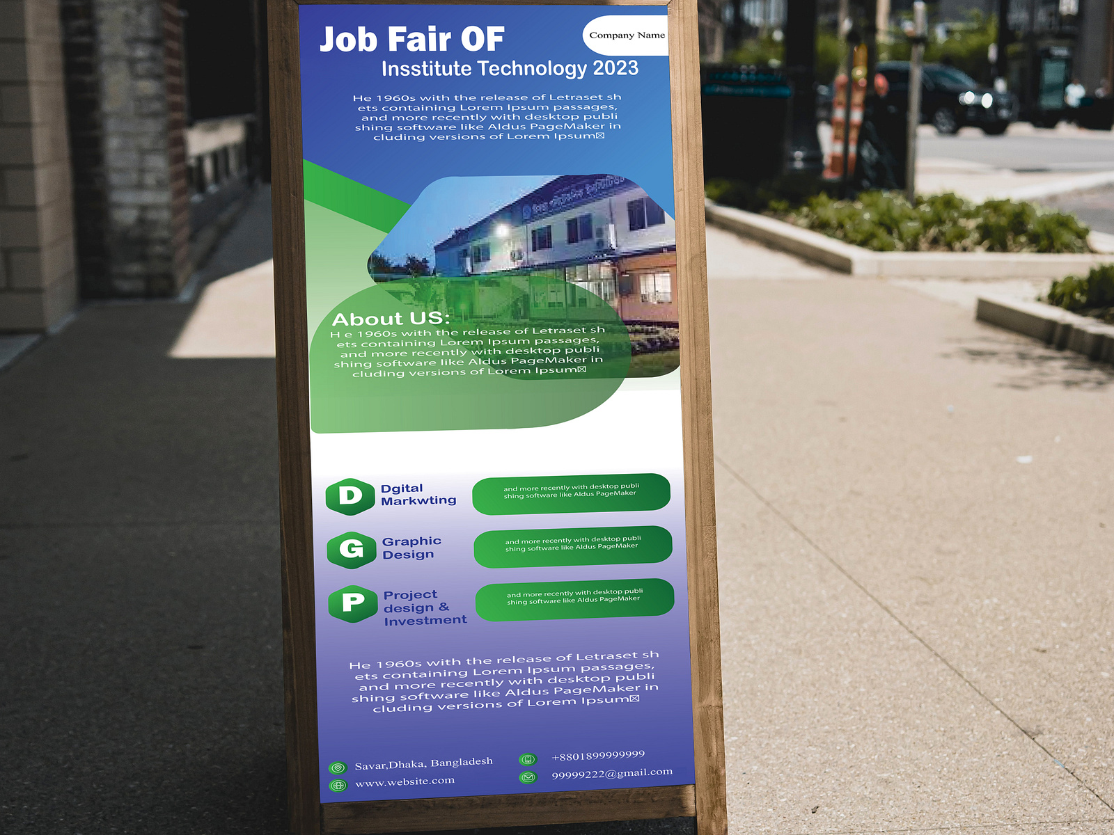 Job Fair X Banner Design!! by Md Bejoy Hossain on Dribbble