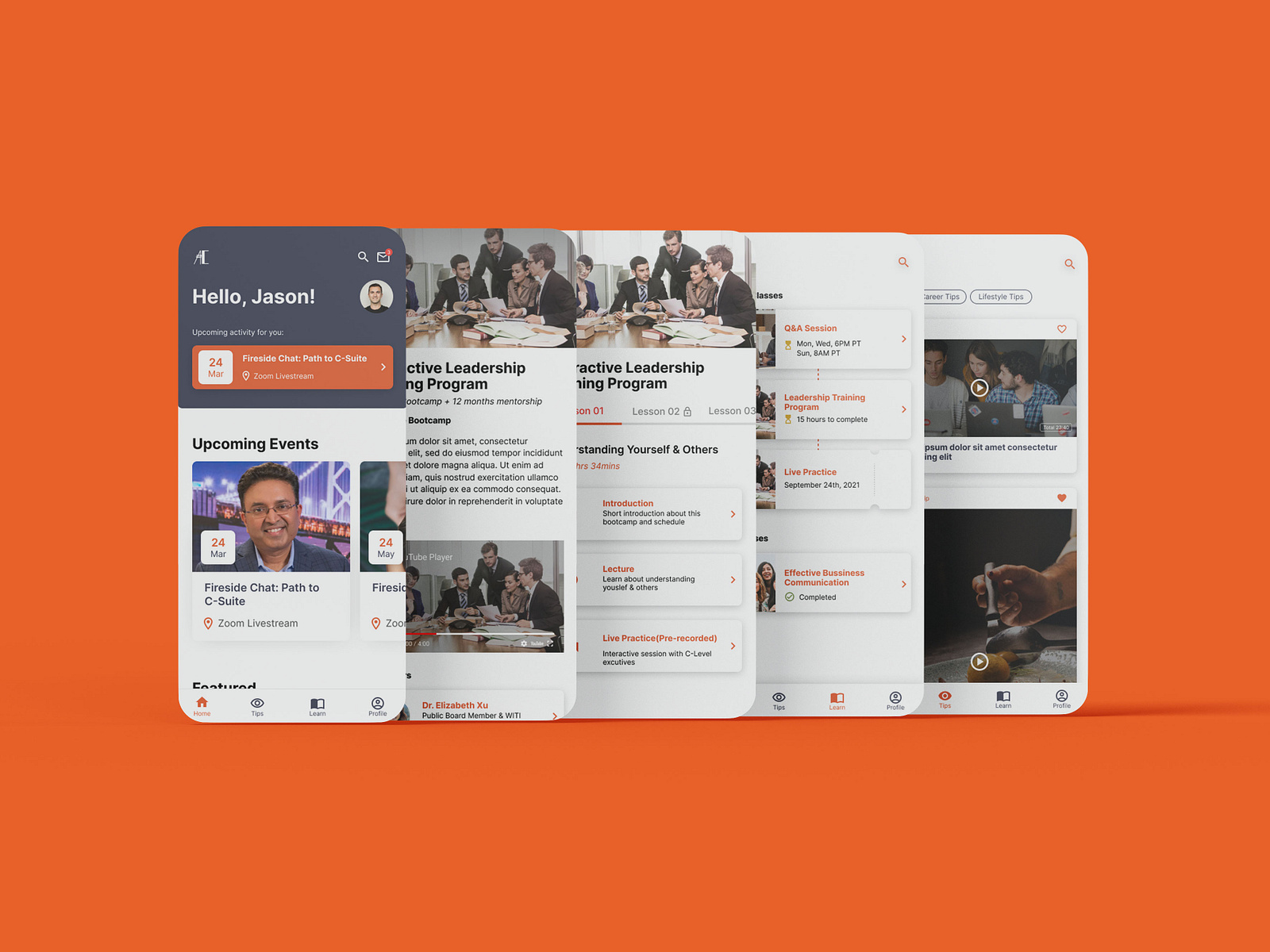 Online education app design by y yan on Dribbble