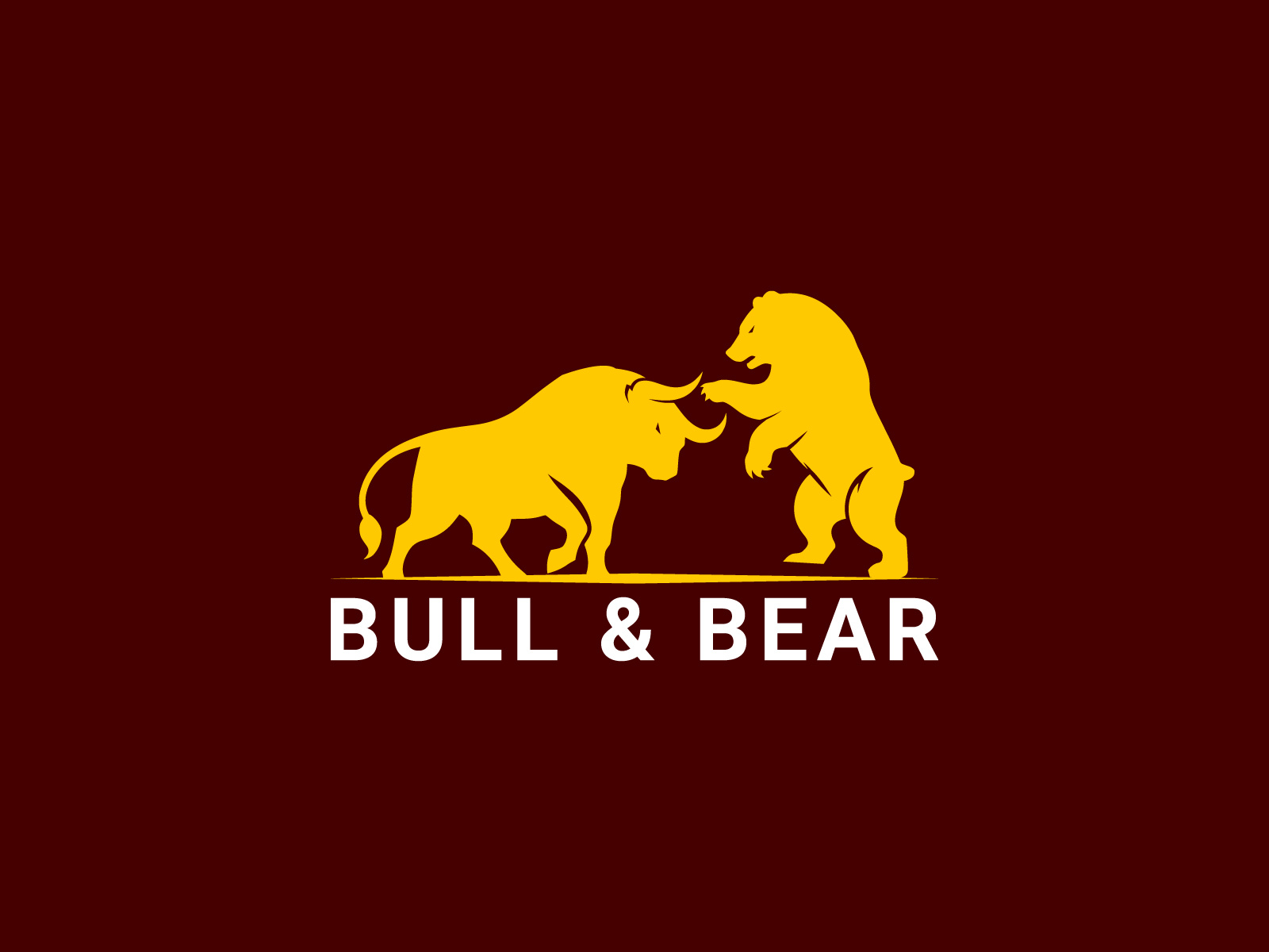Bull And Bear Logo by Ben Naveed 🇺🇸 on Dribbble