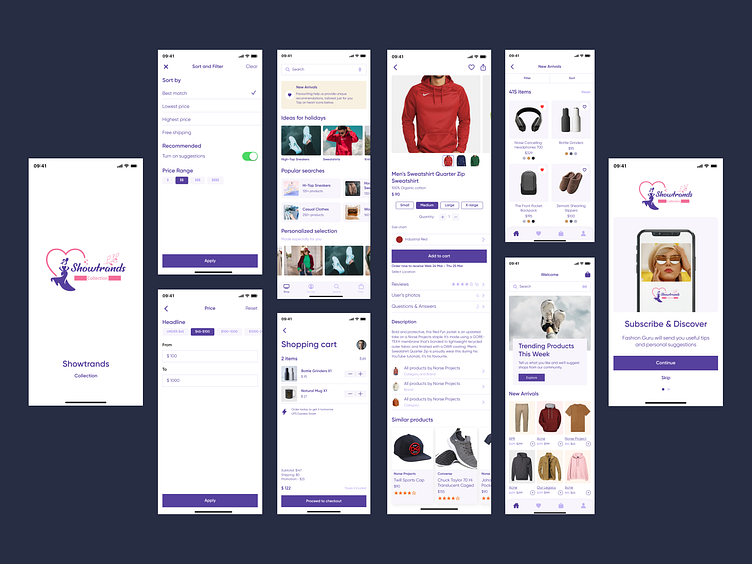 E-commerce App design by Mr JD on Dribbble