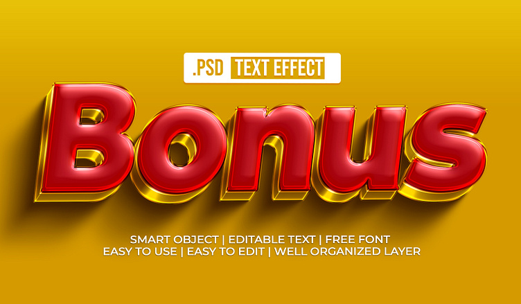 3D Text Effect Free Download by GFXCity on Dribbble