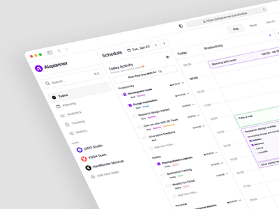 Aloplanner - AI Daily Planner Dashboard by Mirza Faturrachman for UIGO ...