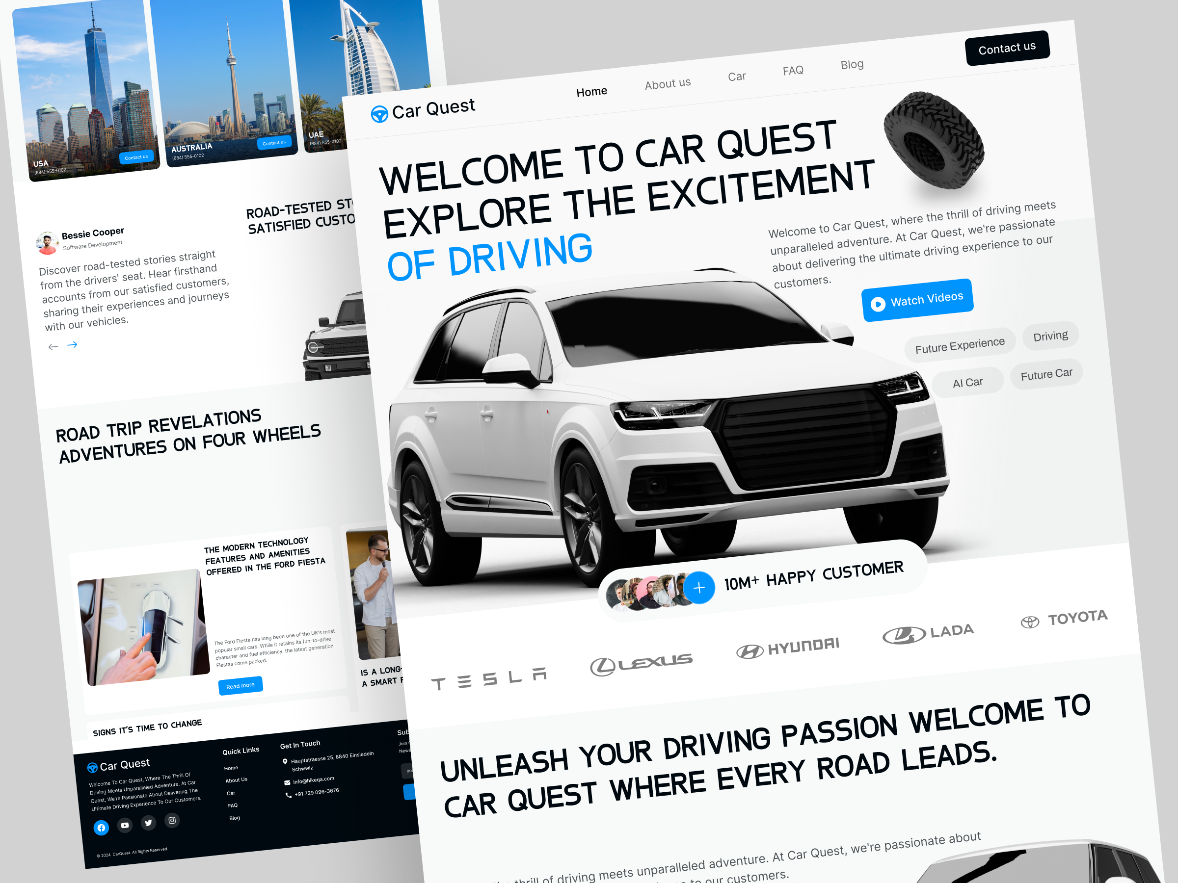 Car Quest || Car Website UI Design by Backbencher UI/UX for Backbencher ...
