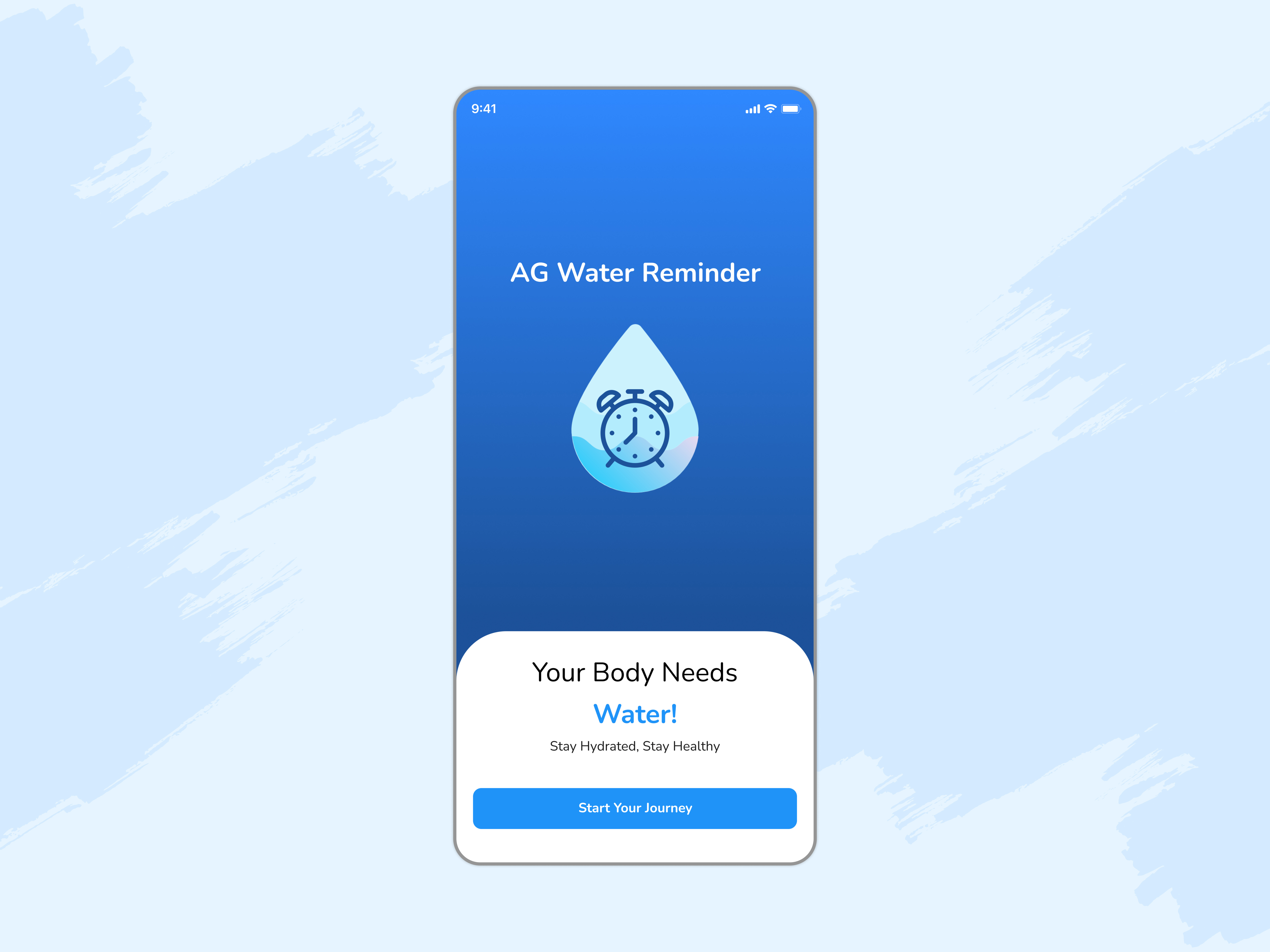 Water Reminder App UI: Sleek Design for Smart Hydration Tracking by ...