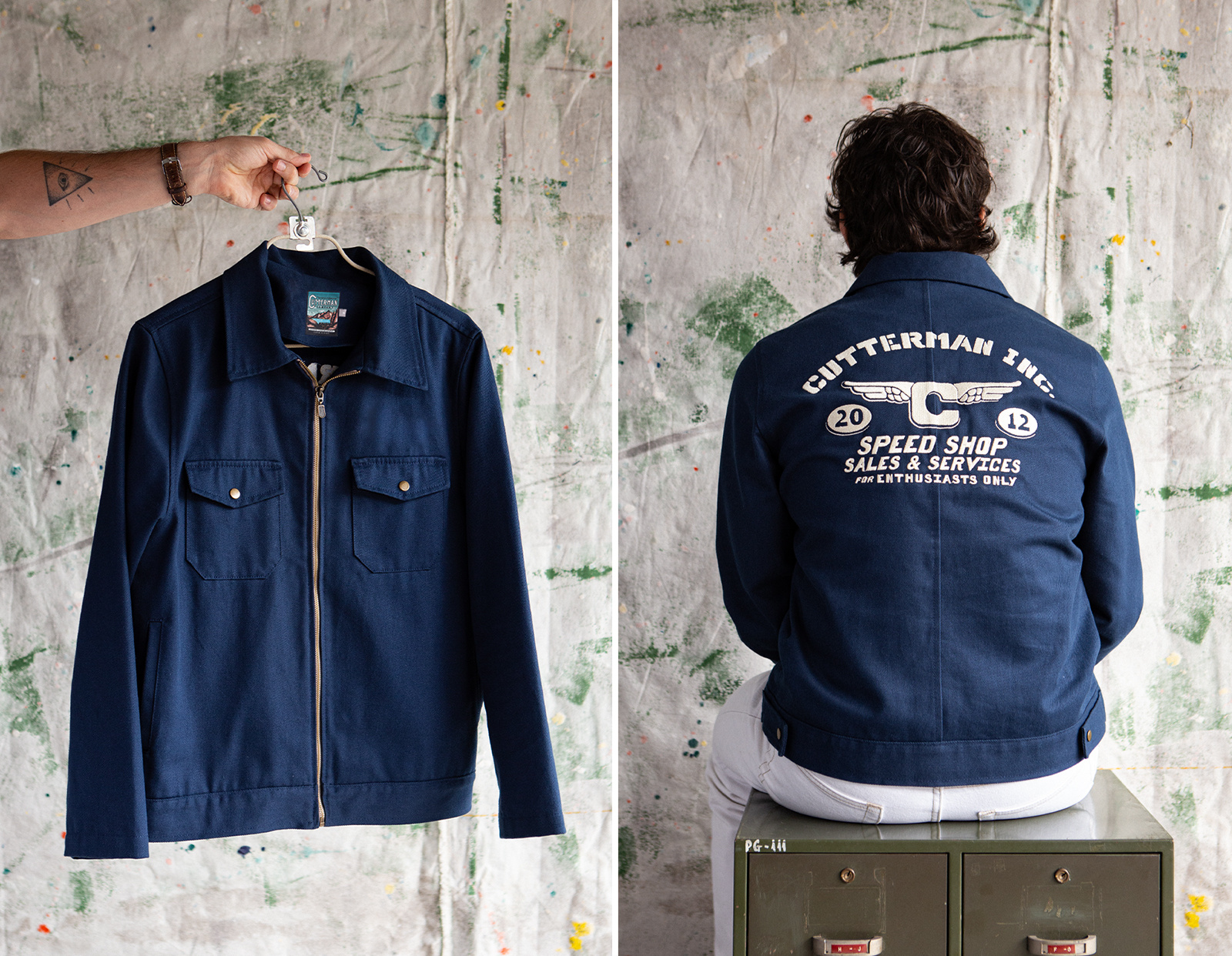 "Speed shop" jacket. by Alan Santana on Dribbble