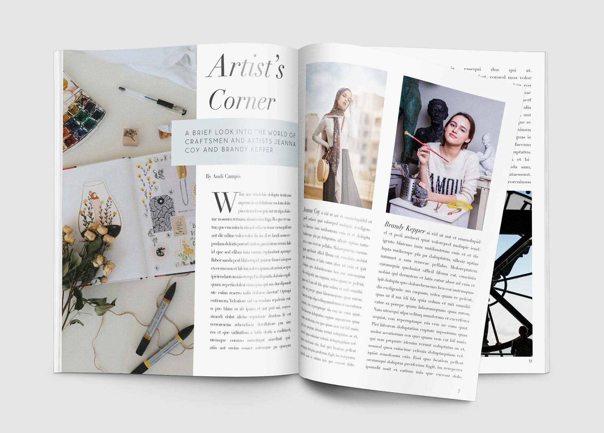 Simplicity Magazine by Kelly Lewis on Dribbble