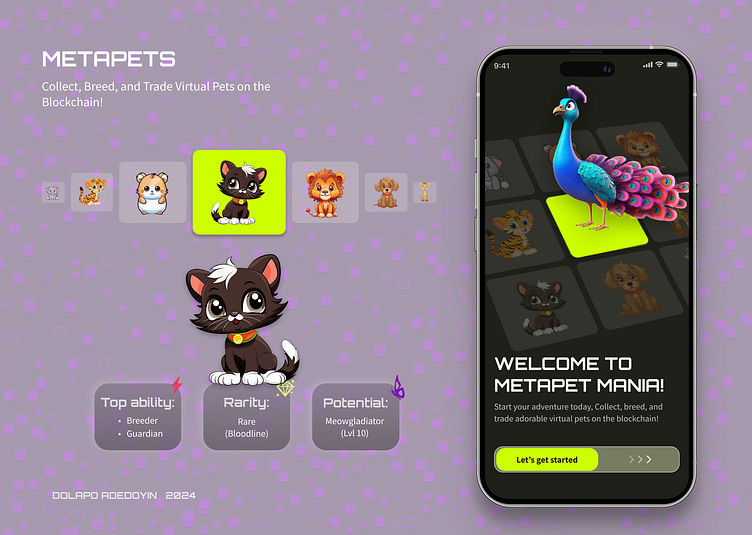 MetaPet NFT by Dolapo Adedoyin on Dribbble