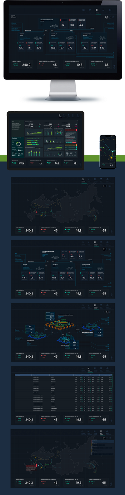 Platform UI design by Valentin Paukov on Dribbble