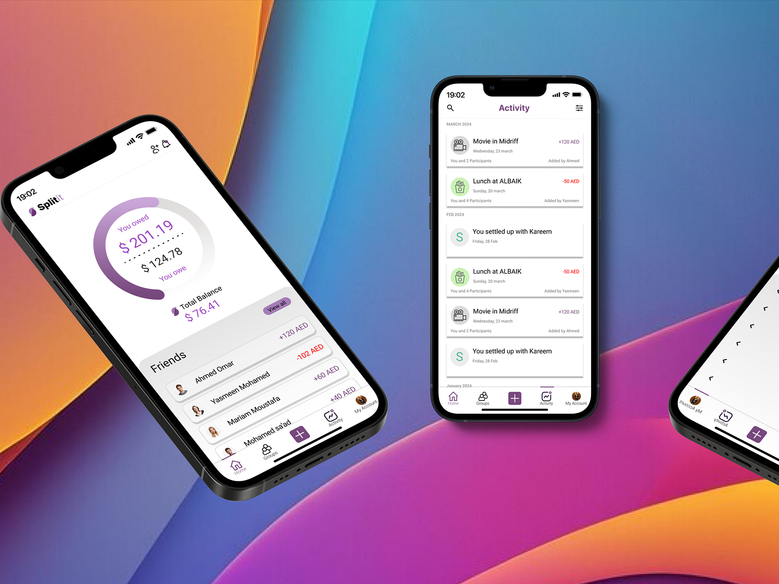 Split It — Expense Sharing iOS App UI Design by Mohamed ALMaghawry on ...