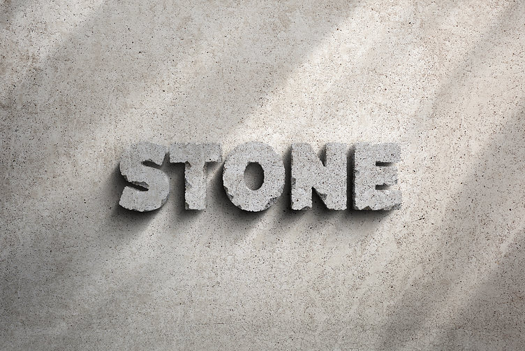Concrete Text Effect by Mint Pixels on Dribbble