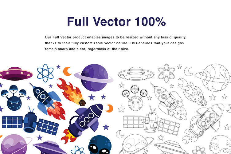 Space Objects Vector Illustration by ianmikraz on Dribbble
