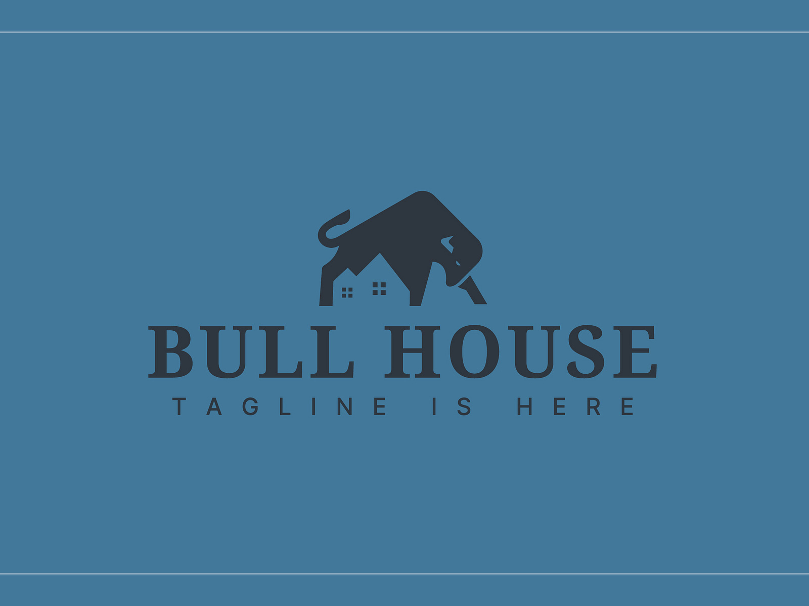 Bull House logo by m zahid hasan on Dribbble