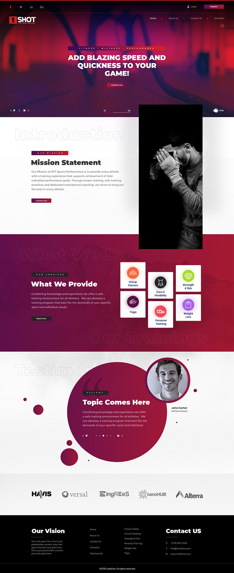 UI+logo for the sports community by Muhammad Hashim on Dribbble