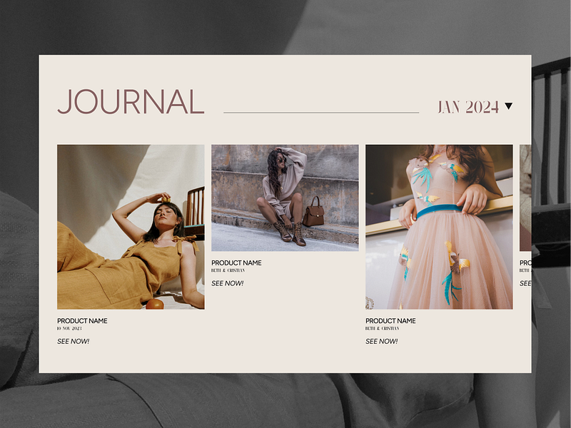 Premium Attire Ecommerce Shop Website Menu Page Design by Pixavail ...