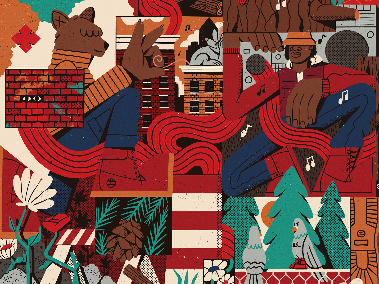 Timberland: Color Blast campaign by Nathan Walker on Dribbble