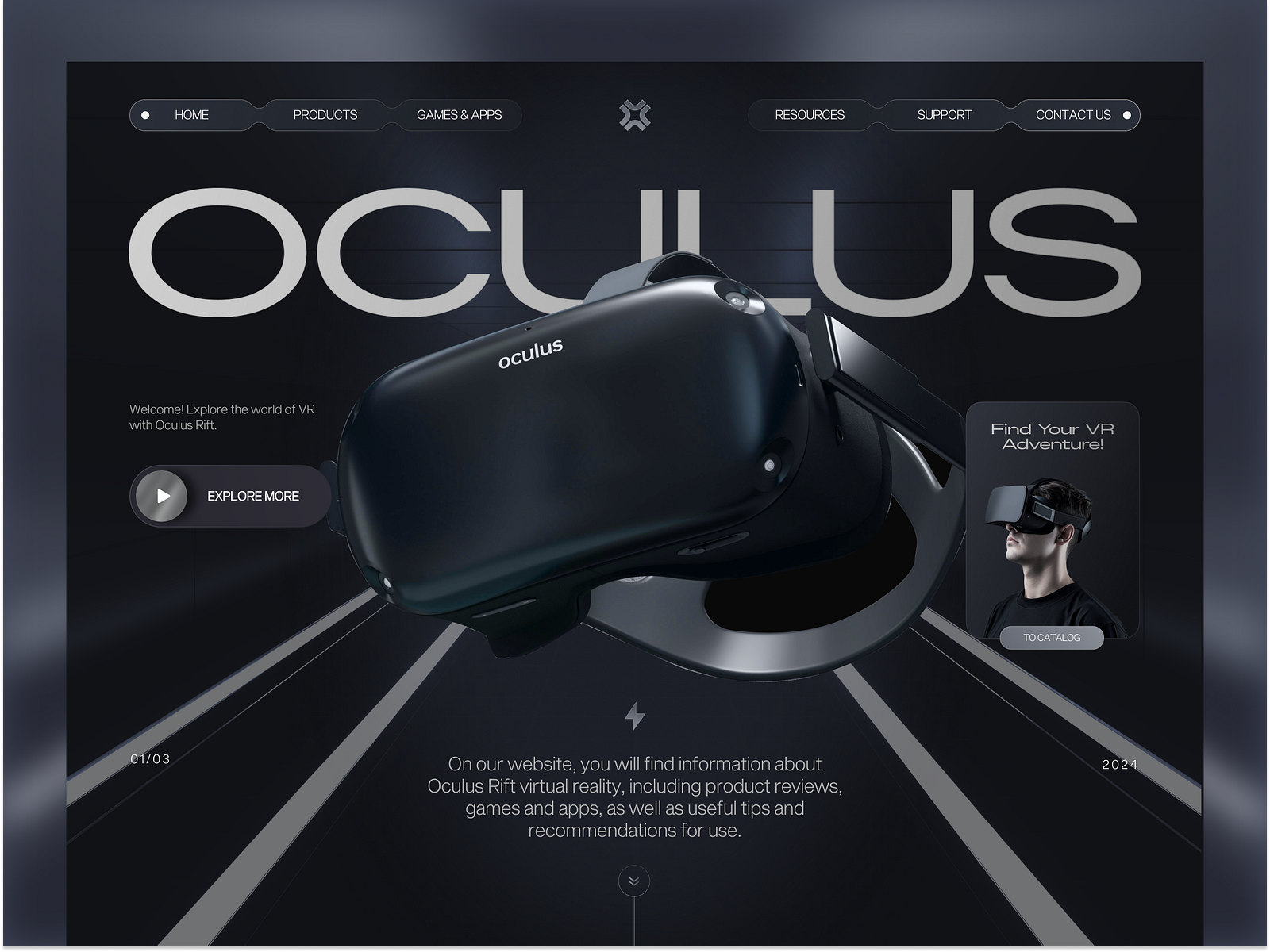 Oculus VR🌟 by Stanislav Rybak on Dribbble
