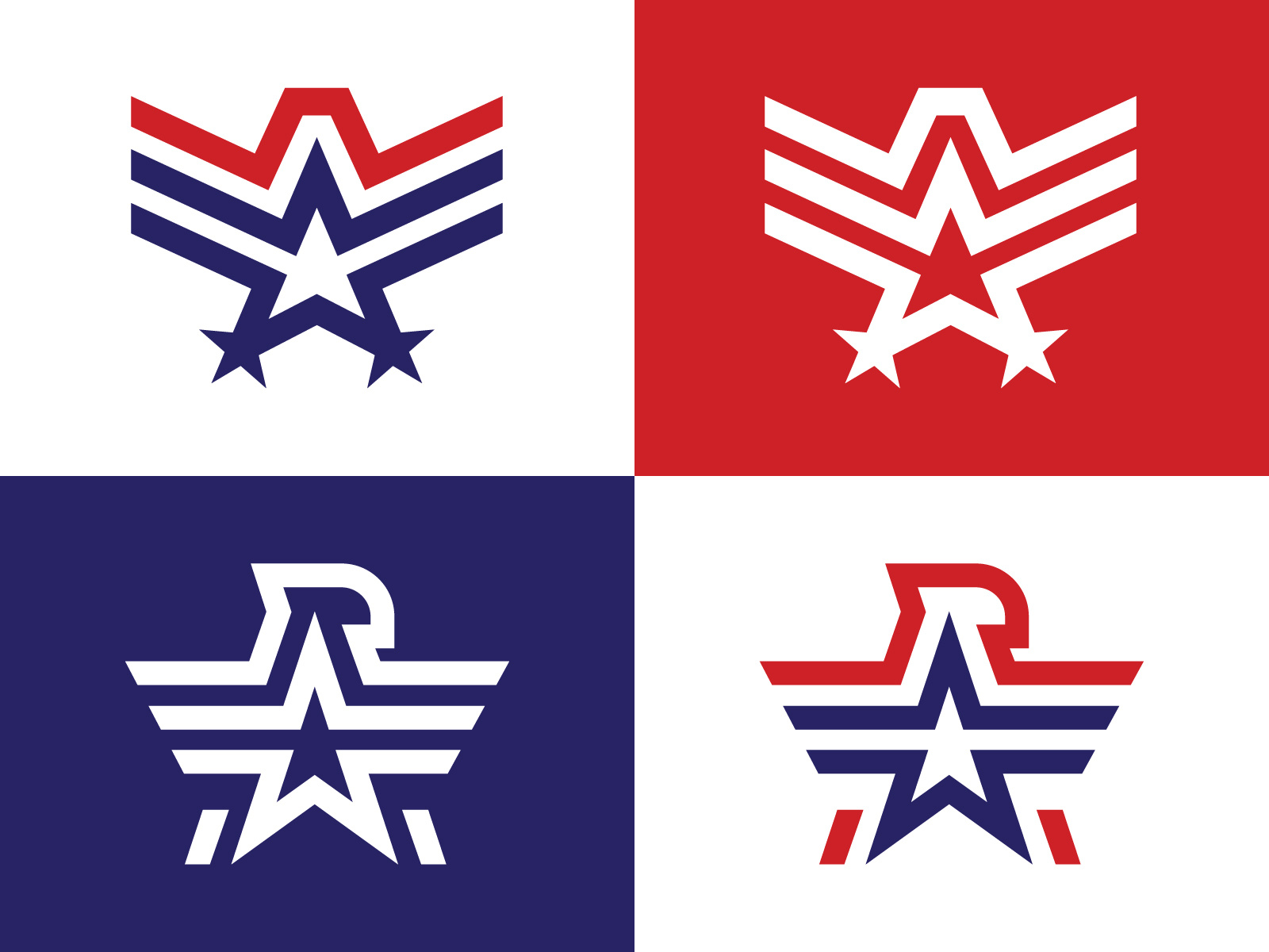 Patriotic Eagle by Zeljko Ivanovic on Dribbble