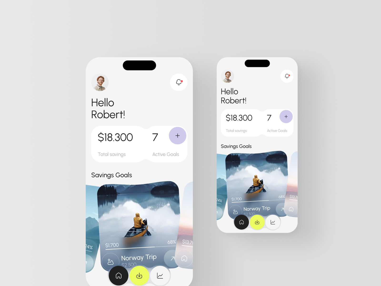 SavingPro Mobile App - Savings SaaS Dashboard by Jack R. for ...