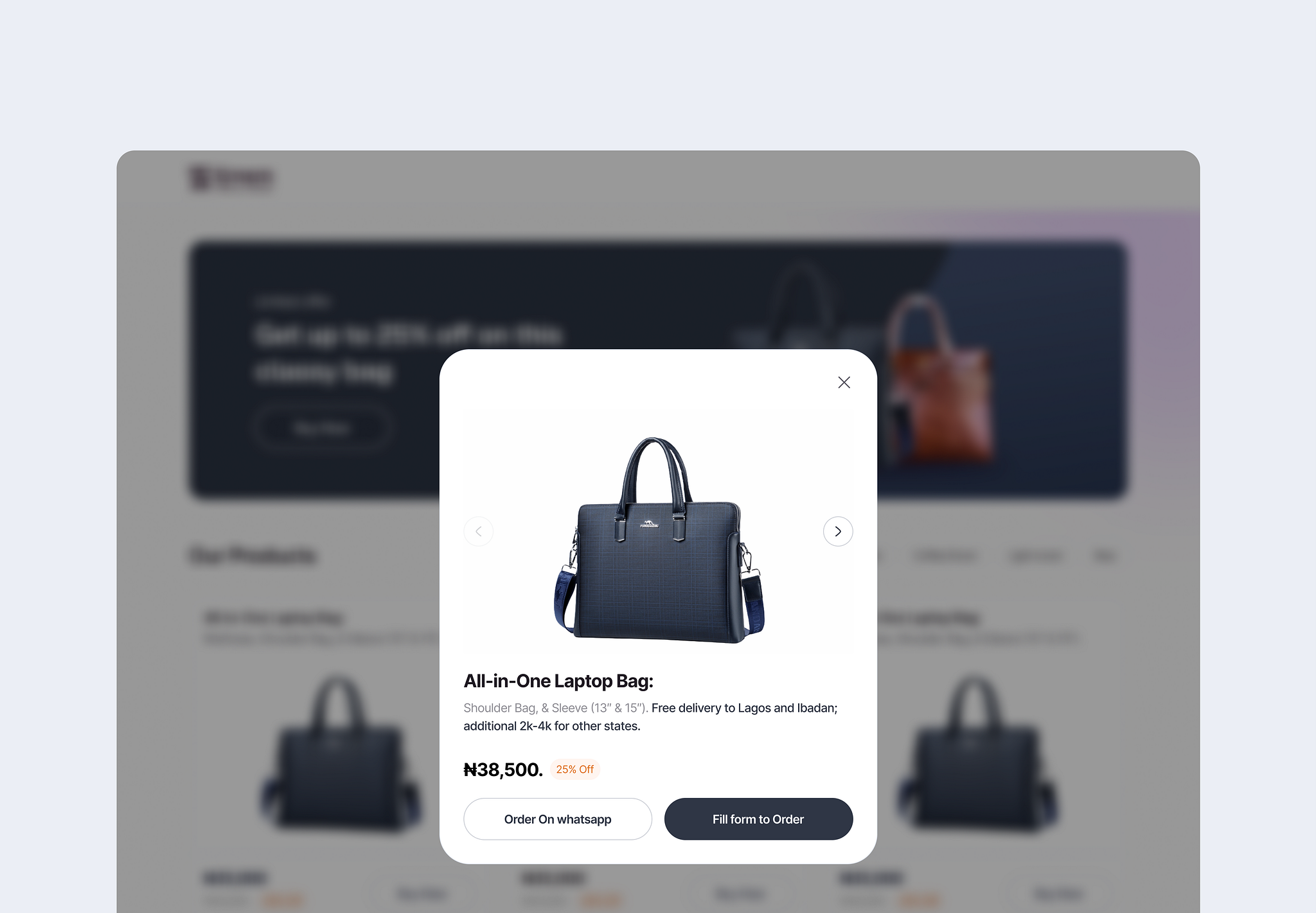 Purchase option Pop Up by Edwin Anthony on Dribbble