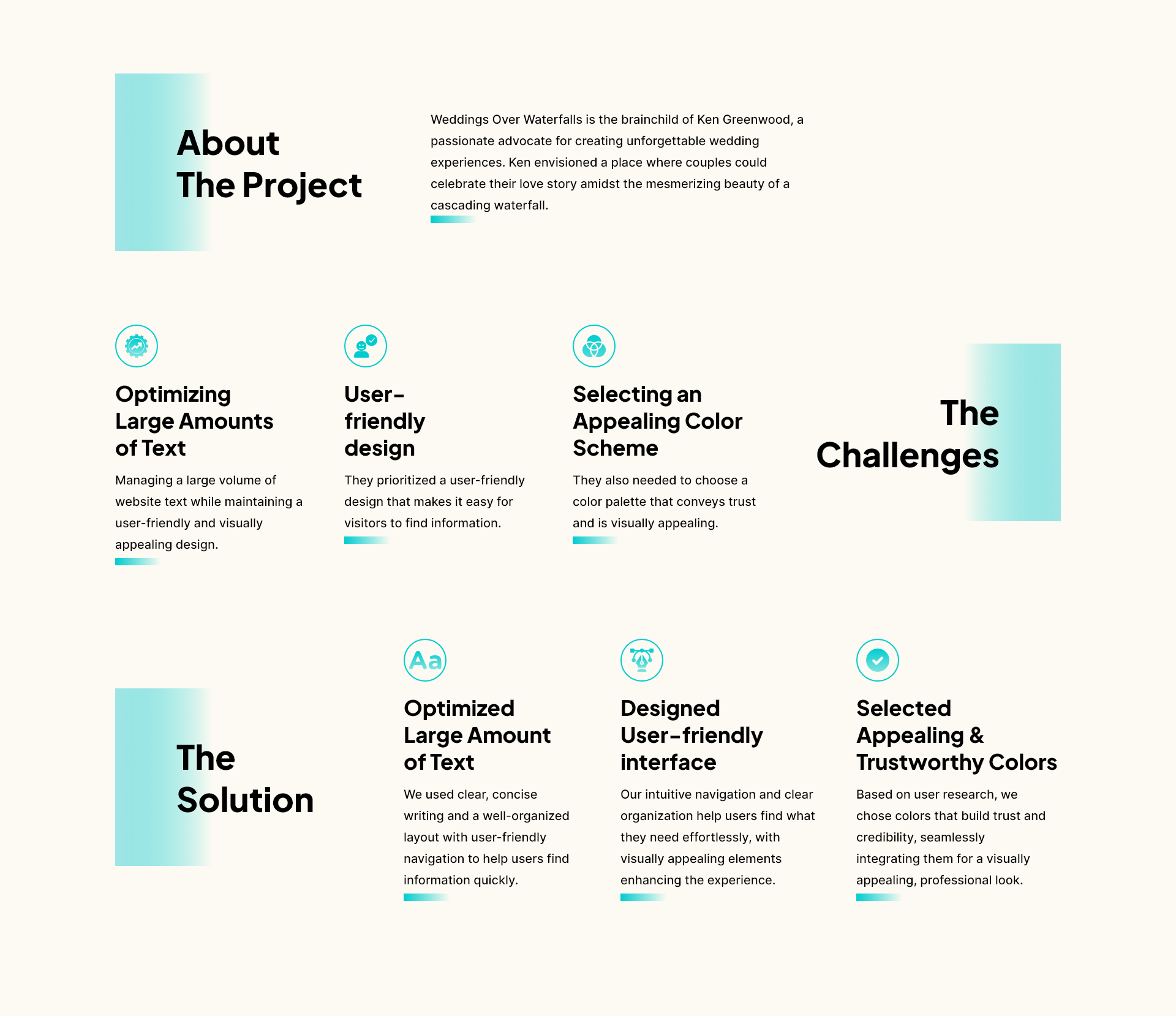 Weddings Over Waterfalls Website Design by Icon Pro Solutions on Dribbble