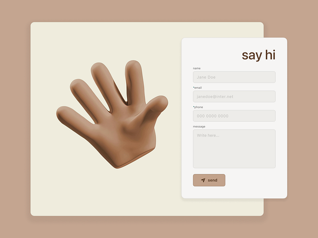 Browse thousands of Contact images for design inspiration | Dribbble