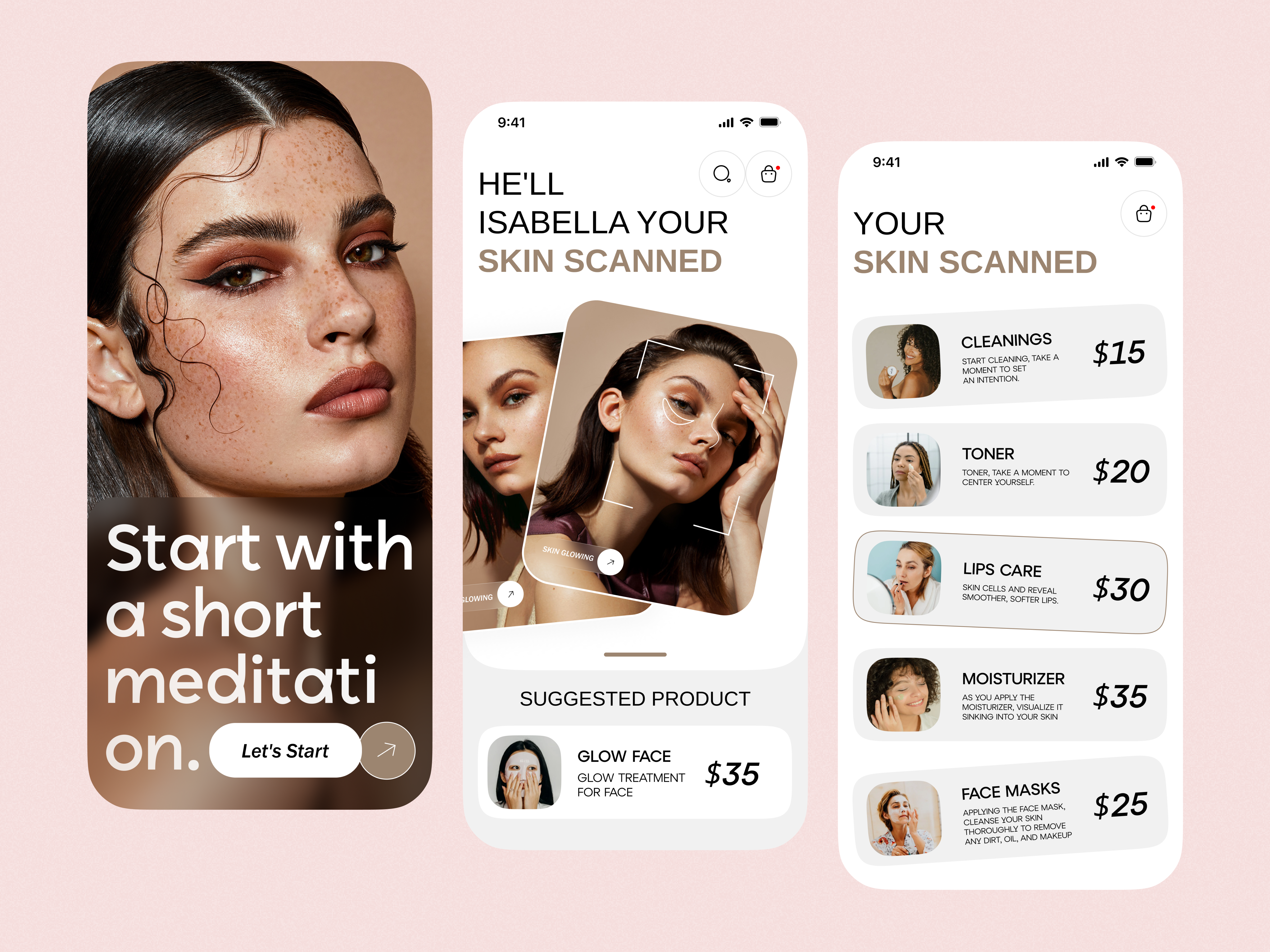 Skincare Beauty App Design Mobile App by Sahil Dobariya on Dribbble