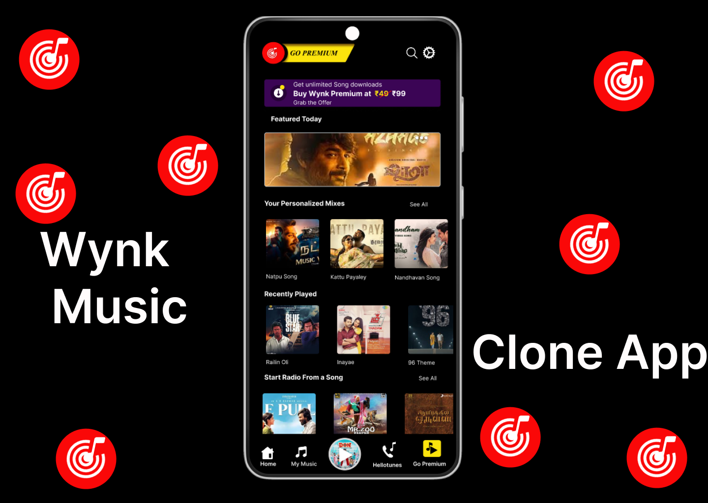 Wynk Music Application Model Page [ Clone Page] by Priyadharshini A on Dribbble