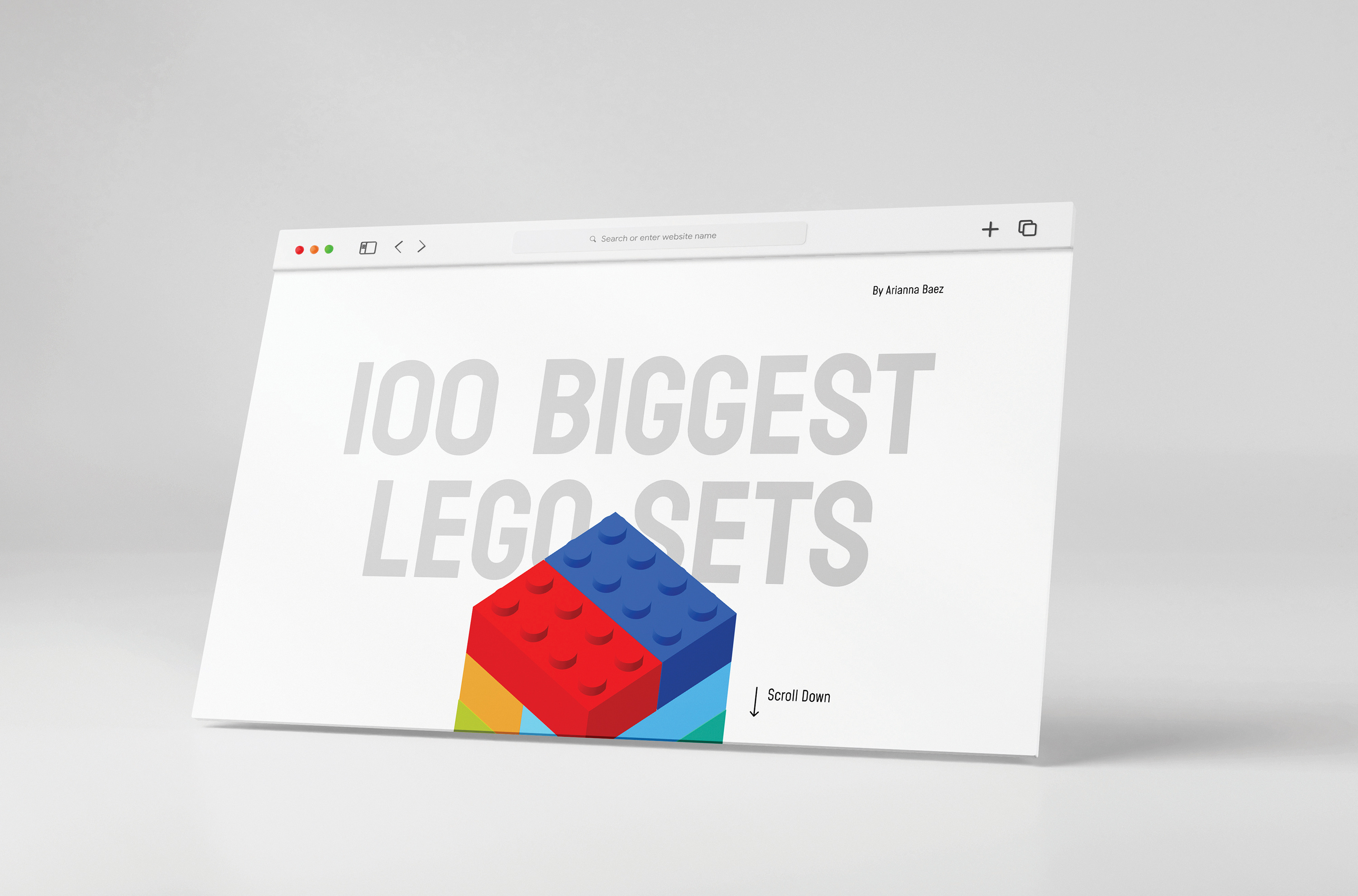 Lego Data Visualization by Arianna Baez on Dribbble