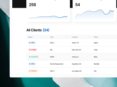 Client Table designs, themes, templates and downloadable graphic ...