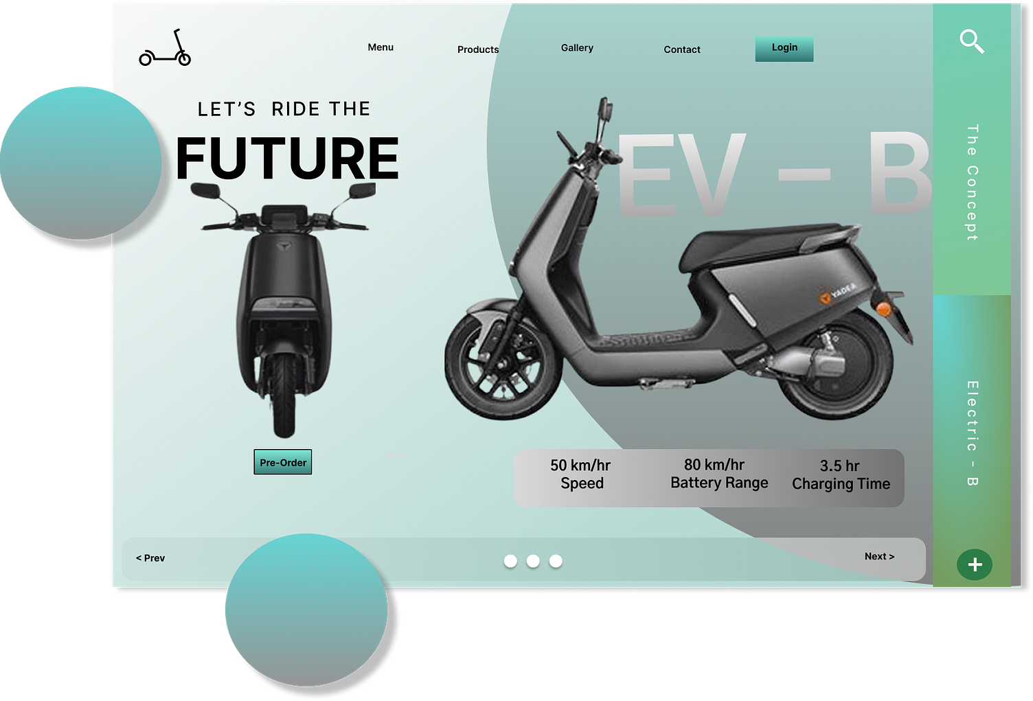 EV Website Landing Page by Anshika Sahu on Dribbble