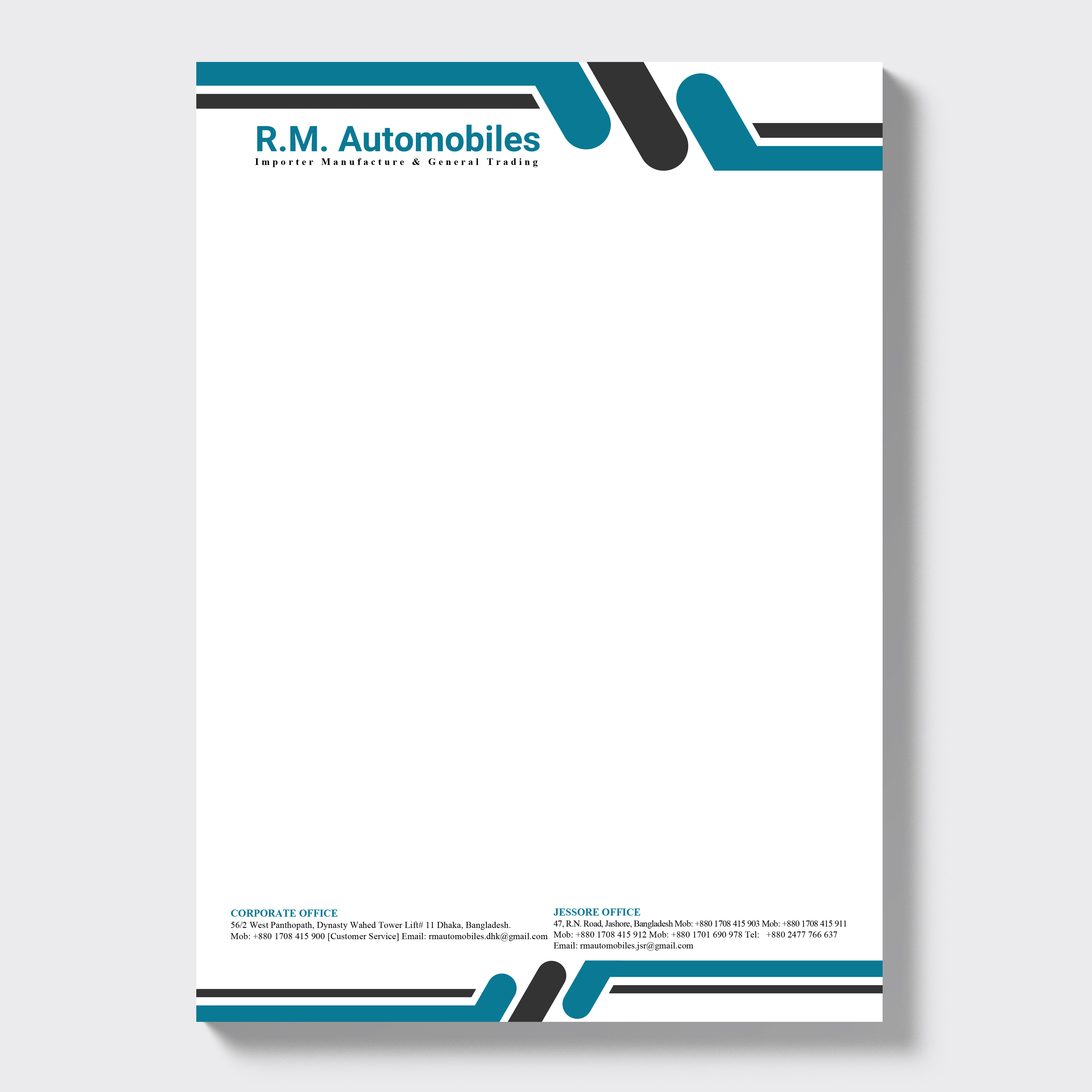 Professional Letterhead design by Graphic soft on Dribbble
