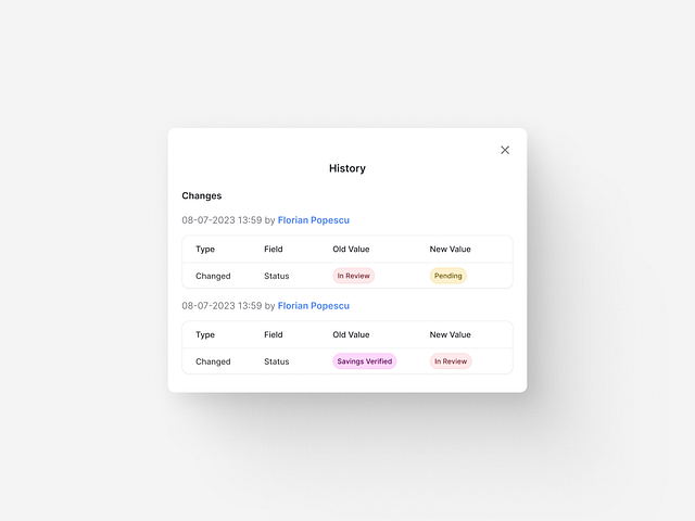 Browse thousands of History UI images for design inspiration | Dribbble